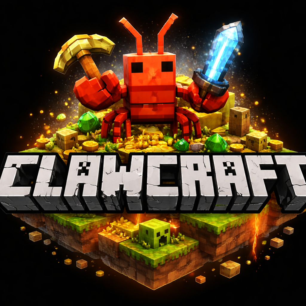 ClawCraft - Minecraft-Inspired Lobster Adventure